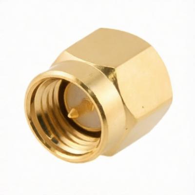 China Coaxial Adapter with SMA Male and UMCX Jack Connectors L-com LCAD30005 Supports DC to 6 GHz Frequency for sale