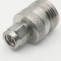 China 50 Ohm Coaxial Adapter SMA Plug to Type N Jack L-com BA25 Designed for DC to 6 GHz Frequency Systems for sale