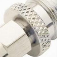 China SMA Plug to TNC Jack Coaxial Adapter L-com BA580 with Gold Plated Center Pin and Durable Brass Shell for sale