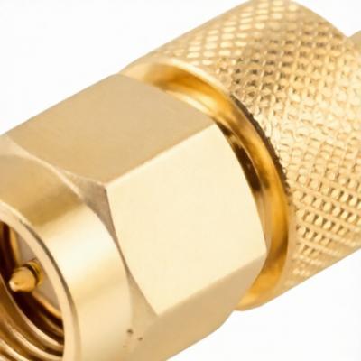 China SMA Male to SMB Jack straight coaxial adapter L-com LCAD30011 50 Ohm impedance frequency DC to 4 GHz for sale