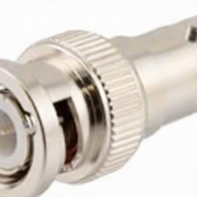 China Nickel finish L-com LCAD30029 RF coaxial adapter with silicone gasket and gold plated center contacts for sale