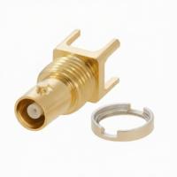 China Coaxial Connector Ultra Tiny BNC BH Jack PCB Mount L-com V7C00006 with 75 Ohm Impedance and Signal Integrity for sale