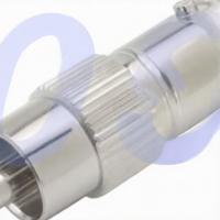 China RCA Male to BNC Female 50 Ohm Adapter L-com BA90 Brass Nickel Connector for Audio Video Transmission for sale