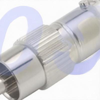China RCA Male to BNC Female 50 Ohm Adapter L-com BA90 Brass Nickel Connector for Audio Video Transmission for sale