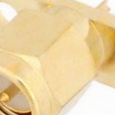 China Gold plated brass SMA male connector L-com LCCN3193 designed for general purpose test and data communication applications for sale