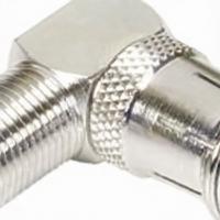 China Durable coaxial adapter L-com BA126 featuring F male to female push on connectors and 75 ohms impedance for sale