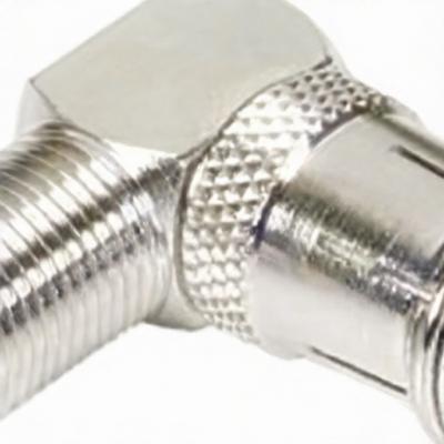 China Durable coaxial adapter L-com BA126 featuring F male to female push on connectors and 75 ohms impedance for sale