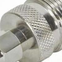 China SMA Plug to UHF Jack Coaxial Adapter Featuring L-com BA27 Nickel and Gold Plated Brass Construction for sale