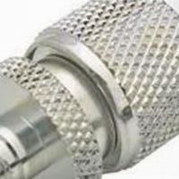 China Coaxial adapter L-com BA589 with TNC plug SMA jack 50 Ohm impedance brass body nickel plated finish for sale