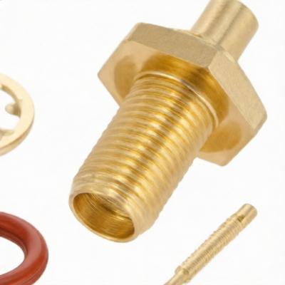 China Versatile L-com LCCN3186 SMA female connector designed for handheld radios and mobile phone antennas for sale