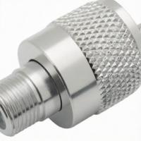 China F Jack to UHF Plug Coaxial Adapter L-com BA160 Featuring Nickel Plated Brass Body and RoHS Compliance for sale