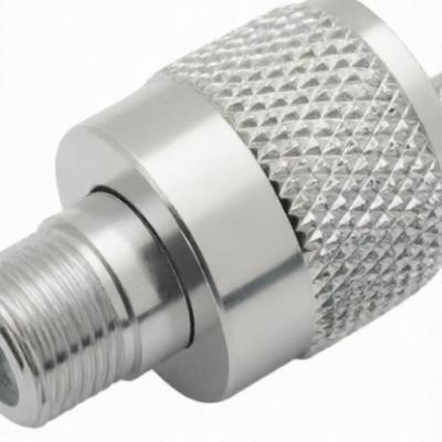 China F Jack to UHF Plug Coaxial Adapter L-com BA160 Featuring Nickel Plated Brass Body and RoHS Compliance for sale