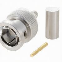 China Coaxial Connector BNC S T Plug Dual Crimp Type Compatible with Belden 1855 ENH Cable L com V7C00010 for sale