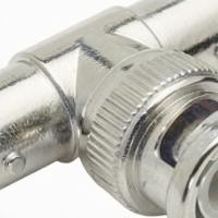 China BNC Tee Adaptor Female Male Female Coaxial Connector 50 Ohms Zinc Alloy L-com BA250E Splitter for sale