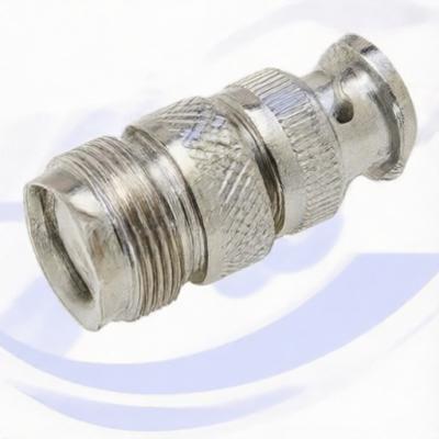 China Durable L-com BA60 Coaxial Adapter BNC Male to UHF Female 50 Ohm Brass Gold Plated Connector for sale