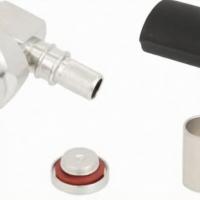 China Right Angle TNC Male Connector L com TC 240 TM RA D LC Designed for LMR 240 Series Coaxial Cable for sale
