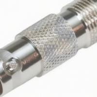 China TNC Female to BNC Female Coaxial Connector Adapter L-com BA70 Brass Nickel Finish RoHS Compliant for sale