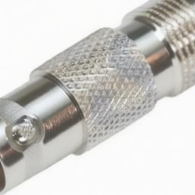 China TNC Female to BNC Female Coaxial Connector Adapter L-com BA70 Brass Nickel Finish RoHS Compliant for sale