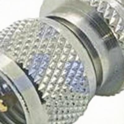 China Coaxial Adapter SMA Jack to Mini UHF Plug Featuring Brass Body and White Teflon Insulation L-com BA591 for sale