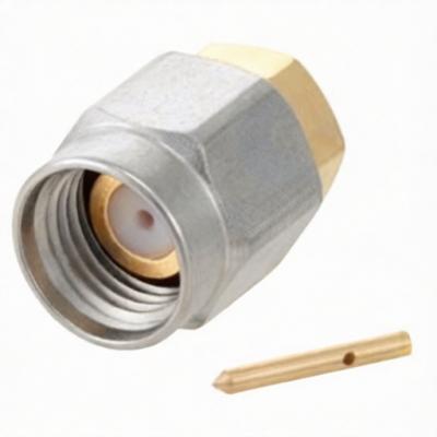 China SMA Male Connector L-com LCCN3175 Designed for Semi Rigid Coaxial Cables and Microwave Applications for sale