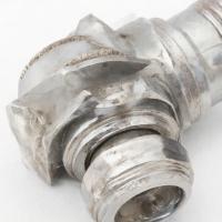 China L com BA2301 TNC Feed Thru Adaptor Featuring 2X TNC Connector and Recommended Panel Cutout Dimensions for sale