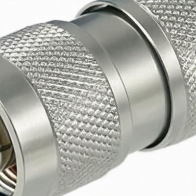 China N Male to N Male coaxial adapter L-com AXA-NMNM brass body gold plated center pin and CE RoHS compliant for sale