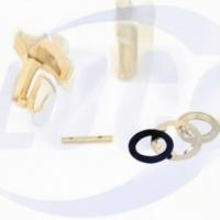 China L-com LCCN3195 SMA female connector featuring beryllium copper contact and gold plating for RF connections for sale