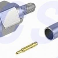China SMA Straight Male Crimp Connector L-com ASM-1102 Offering Over 500 Cycles Durability for RG316 LMR100 Cables for sale