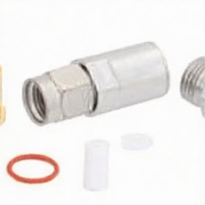 China Precision 18 GHz SMA Male Connector L-com LCCN3182 for Clamp Solder Attachment to 142 Low Loss Coaxial Cable for sale