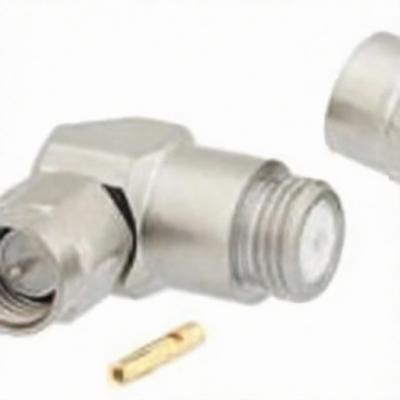 China Semi Rigid Cable Connector L com LCCN3184 SMA Male Right Angle for in Wireless and Microwave Systems for sale