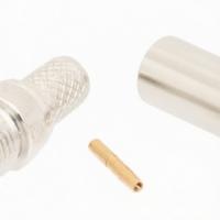 China 12.4 GHz SMA female connector L-com LCCN3148 compatible with RG58 RG303 RG141 195 Series and LMR 195 coaxial cables for sale