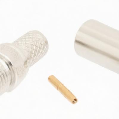 China 12.4 GHz SMA female connector L-com LCCN3148 compatible with RG58 RG303 RG141 195 Series and LMR 195 coaxial cables for sale