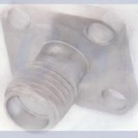 China SMA Female Connector 18 GHz Frequency Range with 4 Hole Flange Mount and Pin Terminal L-com LCCN3140 for sale