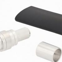 China Crimp Non-Solder Contact BNC Male Connector L-com EZ-400-BM-X-LC for LMR-400 and 400 Series Cables for sale