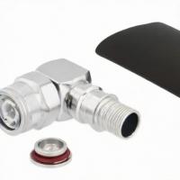 China Crimp Solder Attachment TNC Male Right Angle Connector for 400 Series Cables L com TC 400 TM RA D LC for sale
