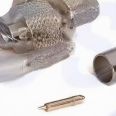 China TNC Straight Female Connector L-com BAC553 for RG223 Cable Brass Nickel Plated Body Gold Plated Contact Pin for sale