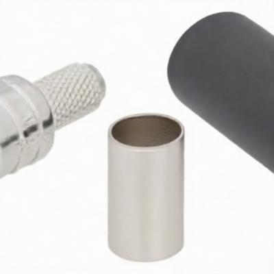 China SMA Male Connector L-com EZ-240-SM-X-LC Designed for 50 Ohm Impedance LMR 240 Coax Applications for sale