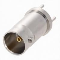 China Durable Brass Body BNC S T Jack PCB Mount Connector L com V7C00016 Featuring Phosphor Bronze Contact for sale