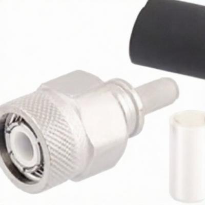 China TNC Male Connector Crimp Solder Attachment Compatible with LMR 195 Series Cable L com TC 195 TM X LC for sale