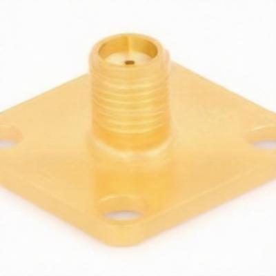 China 18 GHz SMA Female Connector with Beryllium Copper Contact and Gold Over Nickel Plating L-com LCCN3205 for sale