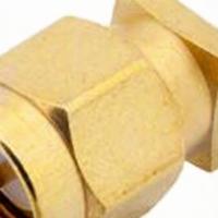 China Gold Plated Brass SMA Male Connector L-com LCCN3202 Operating up to 18 GHz for Rack and Panel Mount for sale
