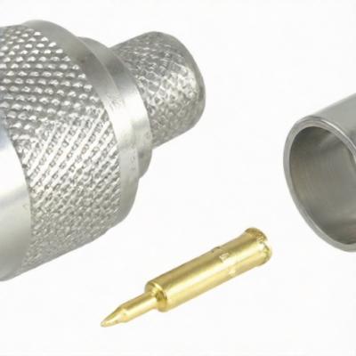 China Durable Straight Male Crimp Connector RG8 LMR400 Cable L-com ANM-1406 with Frequency Range 0 to 6 GHz for sale