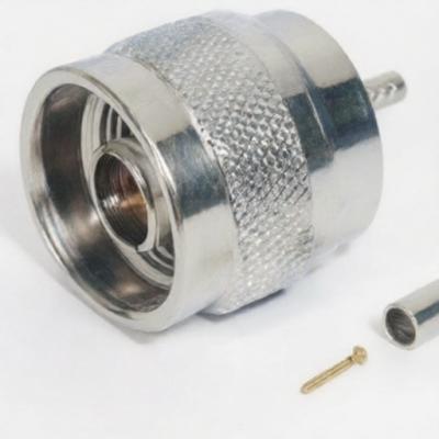 China L com BAC523 N Type Male Coaxial Connector for RG174 188 316 Cable Featuring Solder Body Crimp Ferrule for sale