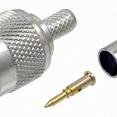 China TNC Male Plug Connector L-com ATM-1204 Featuring Durable Nickel Plated Brass Body for LMR200 for sale