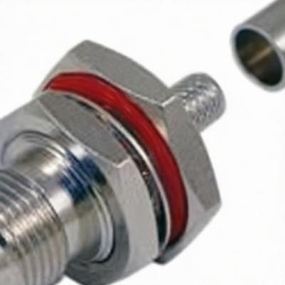 China RP TNC Jack Bulkhead Connector Solderless Crimp L com ARTJ 3704 Compatible with LMR195 Coaxial Cable for sale