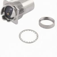 China Bulkhead Mount 12G SDI BNC Female Connector 75 Ohm Solder Attachment L com LCCN3103 for 4K and 8K Video for sale