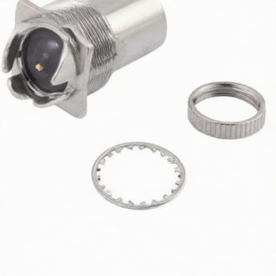 China Bulkhead Mount 12G SDI BNC Female Connector 75 Ohm Solder Attachment L com LCCN3103 for 4K and 8K Video for sale