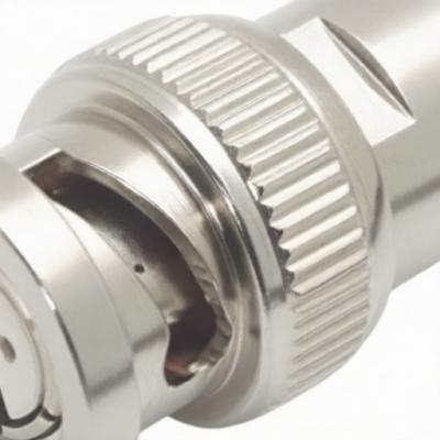 China TWIN BNC PLUG connector with 50 OHM impedance and brass nickel plate body L-com BAC928 coaxial connector for sale