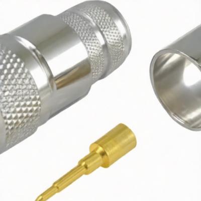 China High Voltage Rated N Male Straight Crimp Connector L-com ANM-1610 for LMR600 Coaxial Cable Systems for sale