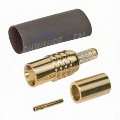 China High Reliability MCX Crimp Jack Connector for RG174 and Similar Cables Including L-com BAC526 Model for sale